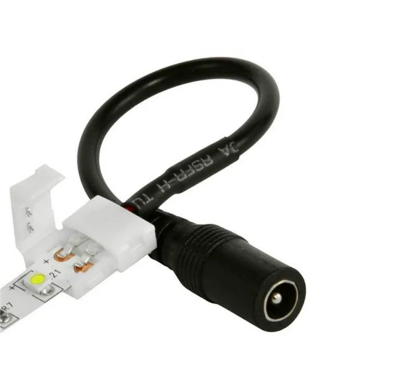 Conector emenda para fita led 2 Polos 8mm 10mm | ILUMINAÇÃO DE LED